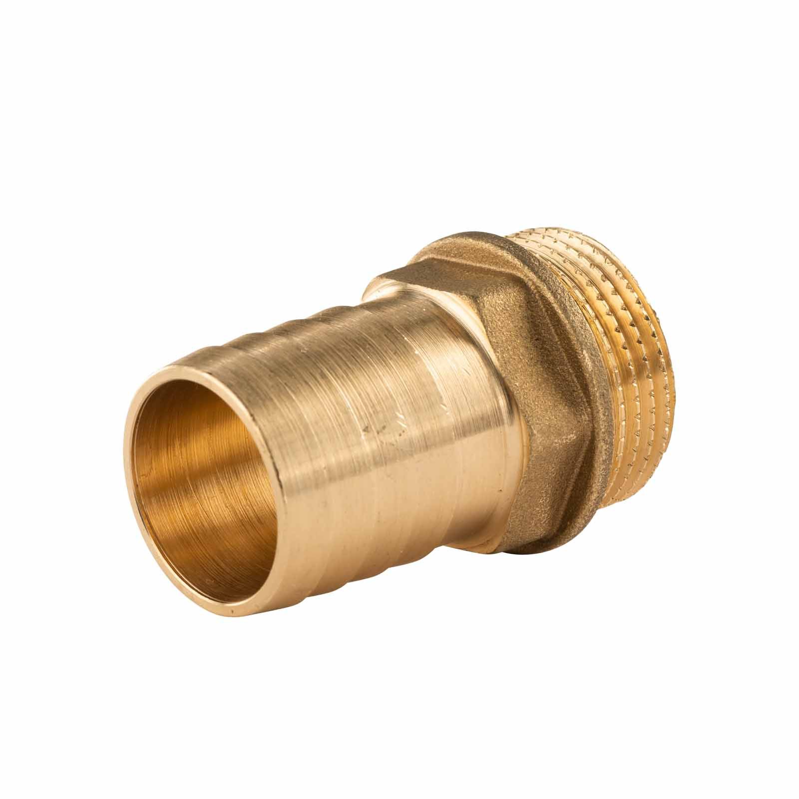Messing Gewinde-Fitting Schlauchanschluss 1" AG (DN 25) Länge 30 mm ...