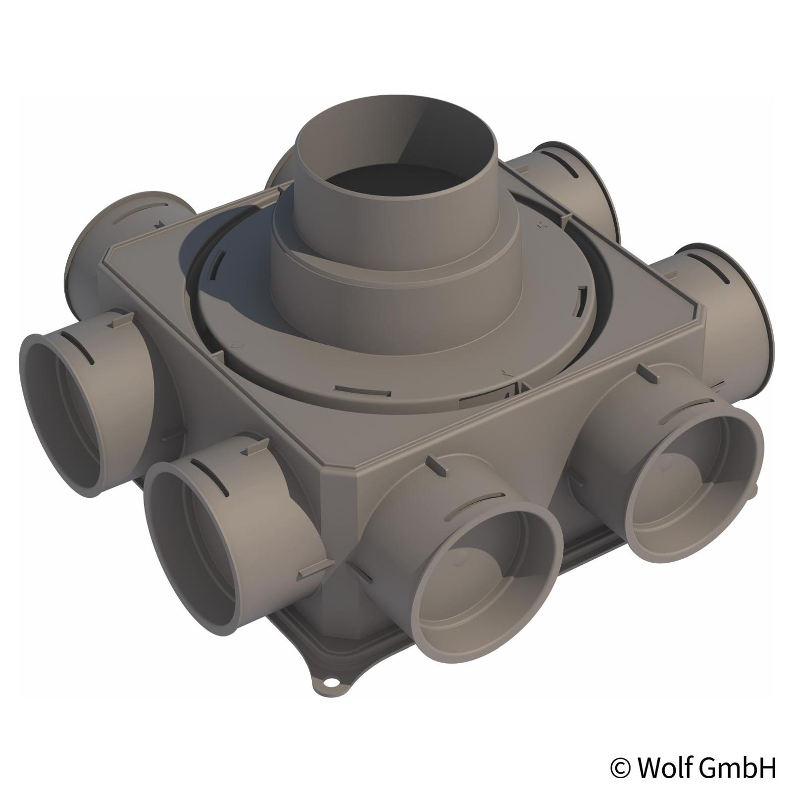 Wolf Luftverteiler Mini 8-75 Anschluss ISO Rohr DN 125 kaufen