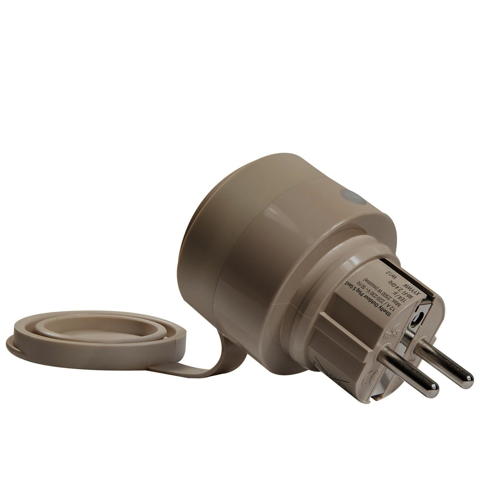 Shelly Plug & Play Outdoor Plug S Gen3 Zwischenstecker für draußen 12A ...