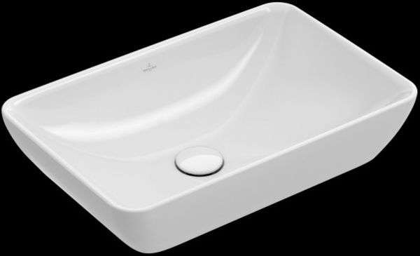 Villeroy & Boch Halbeinbau-Waschbecken Venticel 411355 550x360 mm ...