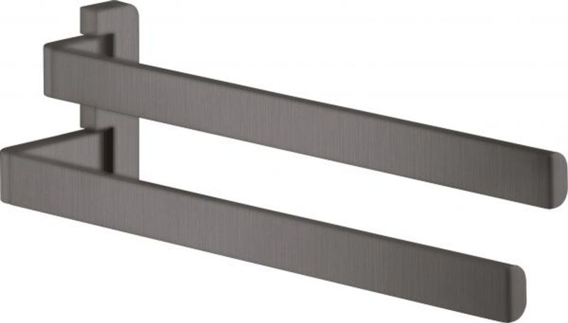 hansgrohe Handtuchhalter Axor Universal Accessories zweiarmig gebürst Black kaufen | Selfio