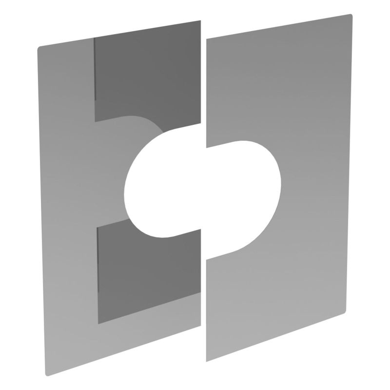 Jeremias DW-ECO 2.0 Wand-/Deckenblende zweiteilig 31-45° Edelstahl kaufen