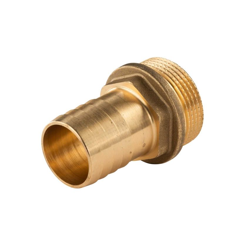 Messing Gewinde-Fitting Schlauchanschluss 1 1/4" AG (DN 32) Länge 32 mm ...