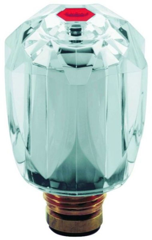 GROHE Oberteil 45956 mit Brillant Griff Markierung rot 1/2 Zoll chrom ...