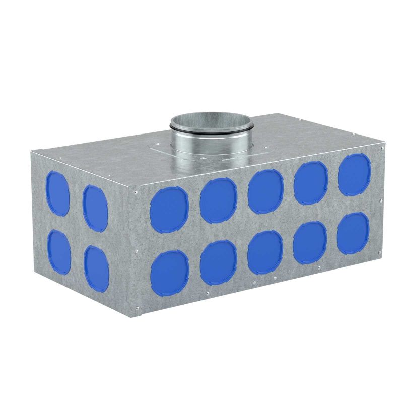 Kermi x-well Luftverteiler 18-fach VMR4, rund NW160, für NW75 und NW90 ...