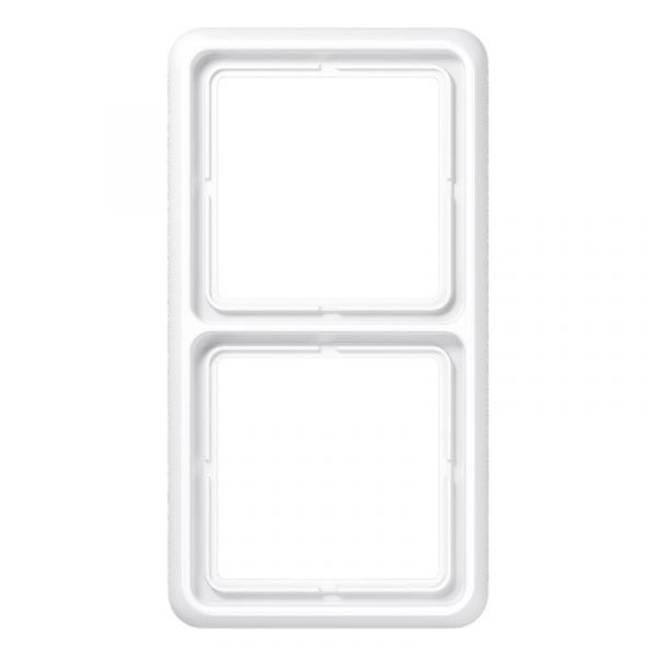 Jung Einbaurahmen 2-fach alpinweiß glänzend Kst für GEB-K CD / CD 500 ...