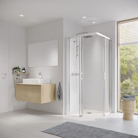 Kermi Eck-Halbteil links LIGA C2L 800x2000 mm BV 775-800 SIMG ESG klar kaufen