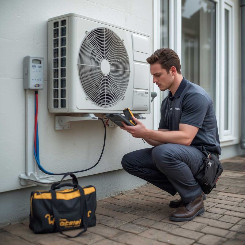 Inbetriebnahme Single Split Klimaanlage Carrier/Viessmann, komplett mit ...