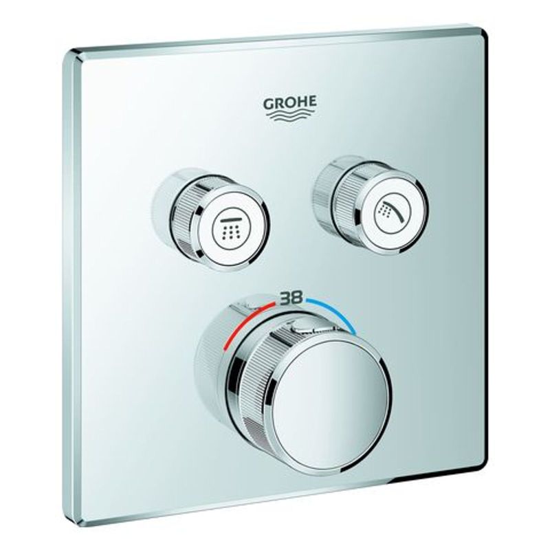 GROHE Thermostat Grohtherm SmartControl 29124 eckig FMS 2 ...