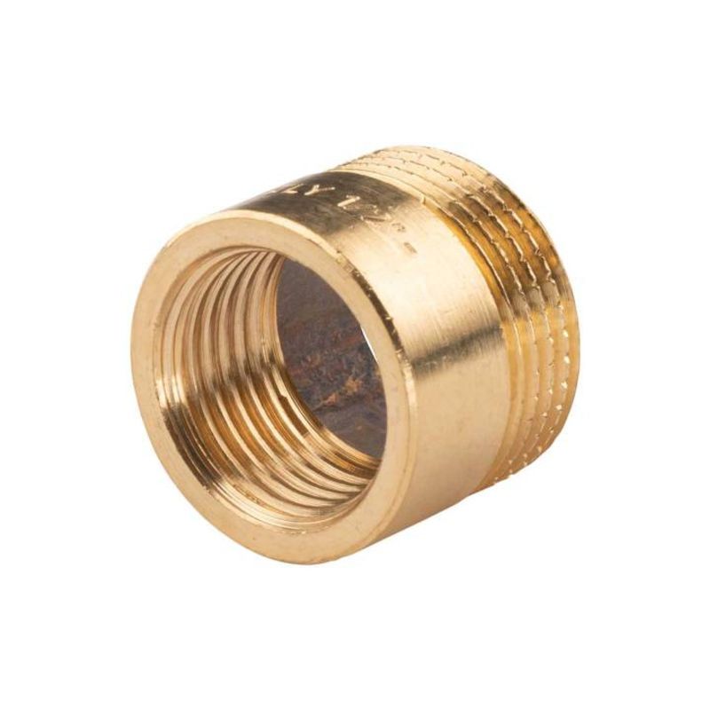 Messing Gewinde-Fitting Reduzierung 3/4"AG (DN 20) - 1/2"IG (DN 15) - schwere Ausführung kaufen