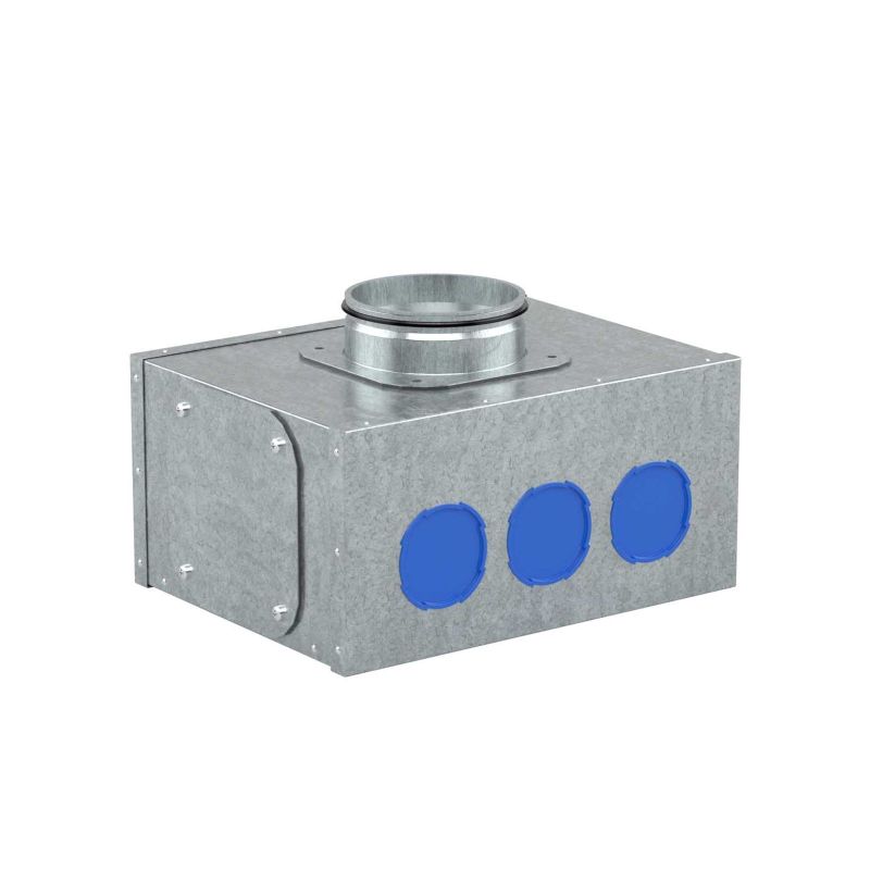 Kermi x-well Luftverteiler 8-fach VMR2, rund NW160, für NW75 und NW90 ...