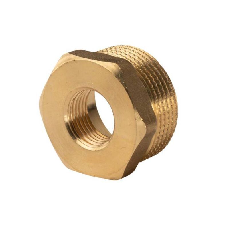 Messing Gewinde-Fitting Reduzierung 1 1/4"AG (DN 32) - 1/2"IG (DN 15) - schwere Ausführung kaufen