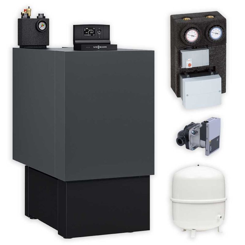 Viessmann Vitoladens 300-C Öl-Brennwert-Kompaktheizkessel Paket BC3B 19 ...