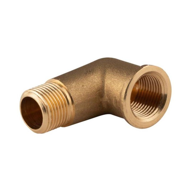 Messing Gewinde-Fitting 90° Winkel 3/8"IG - 3/8"AG (DN 10) - schwere Ausführung kaufen