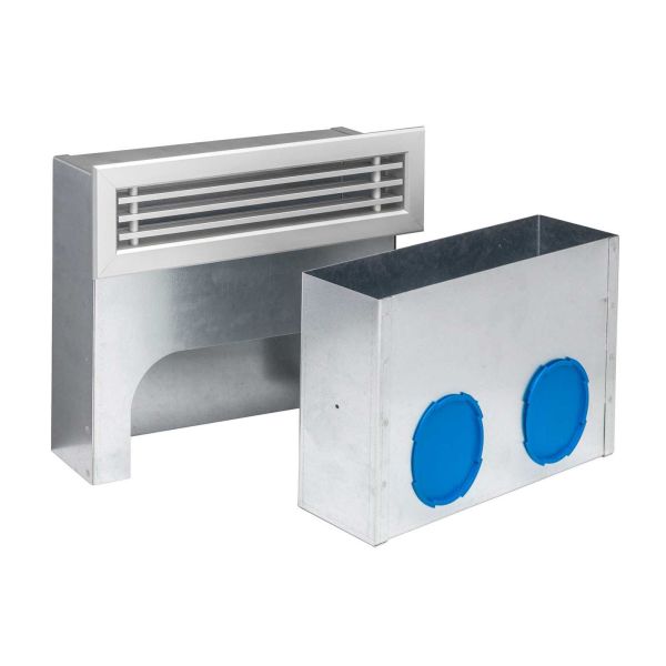 Kermi x-well Wand-Luftauslass mit Metallgitter für Luftkanal 75/92 kaufen