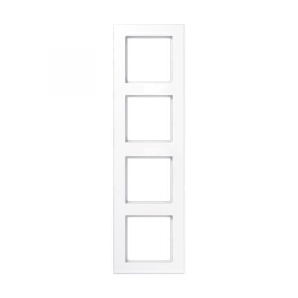 Jung Einbaurahmen 4-fach alpinweiß glänzend Kst für GEB-K A / A ...