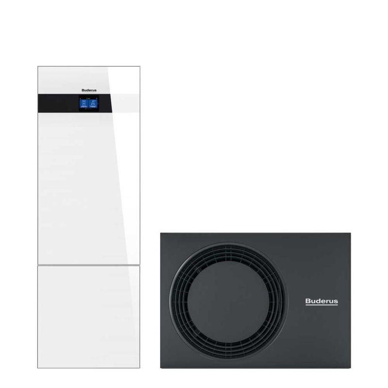 Buderus Luft-Wasser-Wärmepumpe Logaplus M WLW186i-4 AR T180 weiss kaufen | Selfio