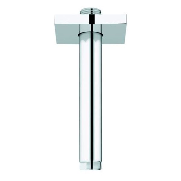 GROHE Deckenauslass Rainshower 27485 eckige Rosette Länge 142mm chrom ...